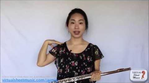 What is Good Flute Posture? - Flute Video Lesson by Jaimie Lee Mendoes