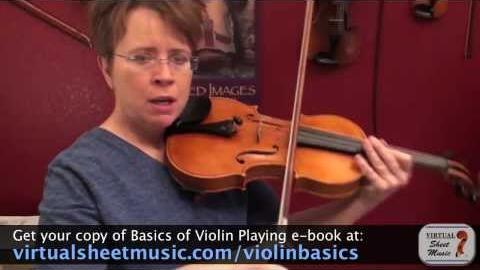 How to not hit other strings on violin - Beginning violin and fiddle ...