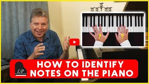 How to Identify Notes on the Piano - Piano Video Lesson by Robert Estrin