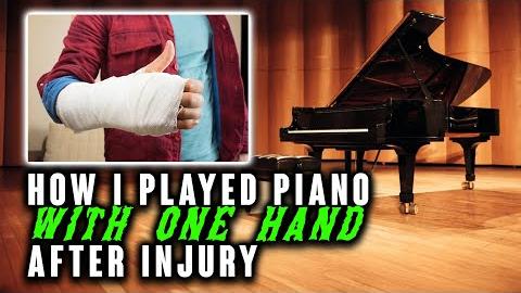 How I Played Piano with One Hand After Injury - Piano Video Lesson by ...