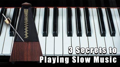 3 Secrets of Playing Slow Music - Music Video Lesson by Robert Estrin