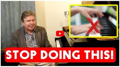 What is the Worst Mistake on the Piano? - Piano Video Lesson by Robert ...