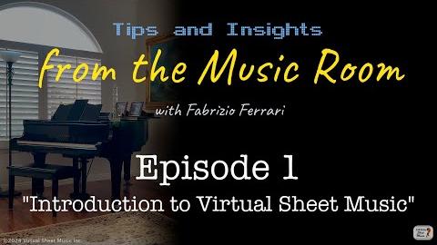 Introduction to Virtual Sheet Music - Tips & Insights from the Music ...