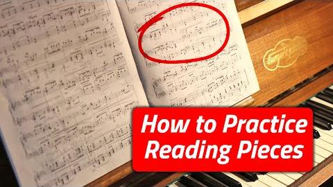 How to Practice Reading Pieces - Music Video Lesson by Robert Estrin